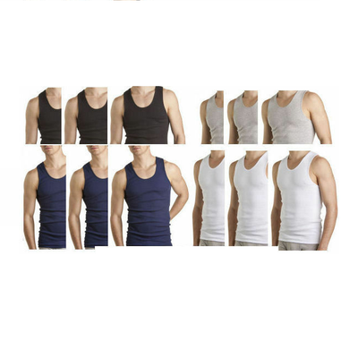 Bonds Mens 3 x Pack Of Chesty Cotton Singlets Tank Singlet White Navy ...