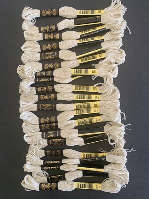 Lot of 20 Skeins DMC 6 Strand Embroidery Thread Floss Color 822 LIGHT ...