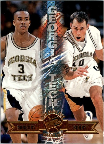 1996 Press Pass #43 Stephon Marbury Drew Barry Georgia Tech Yellow ...