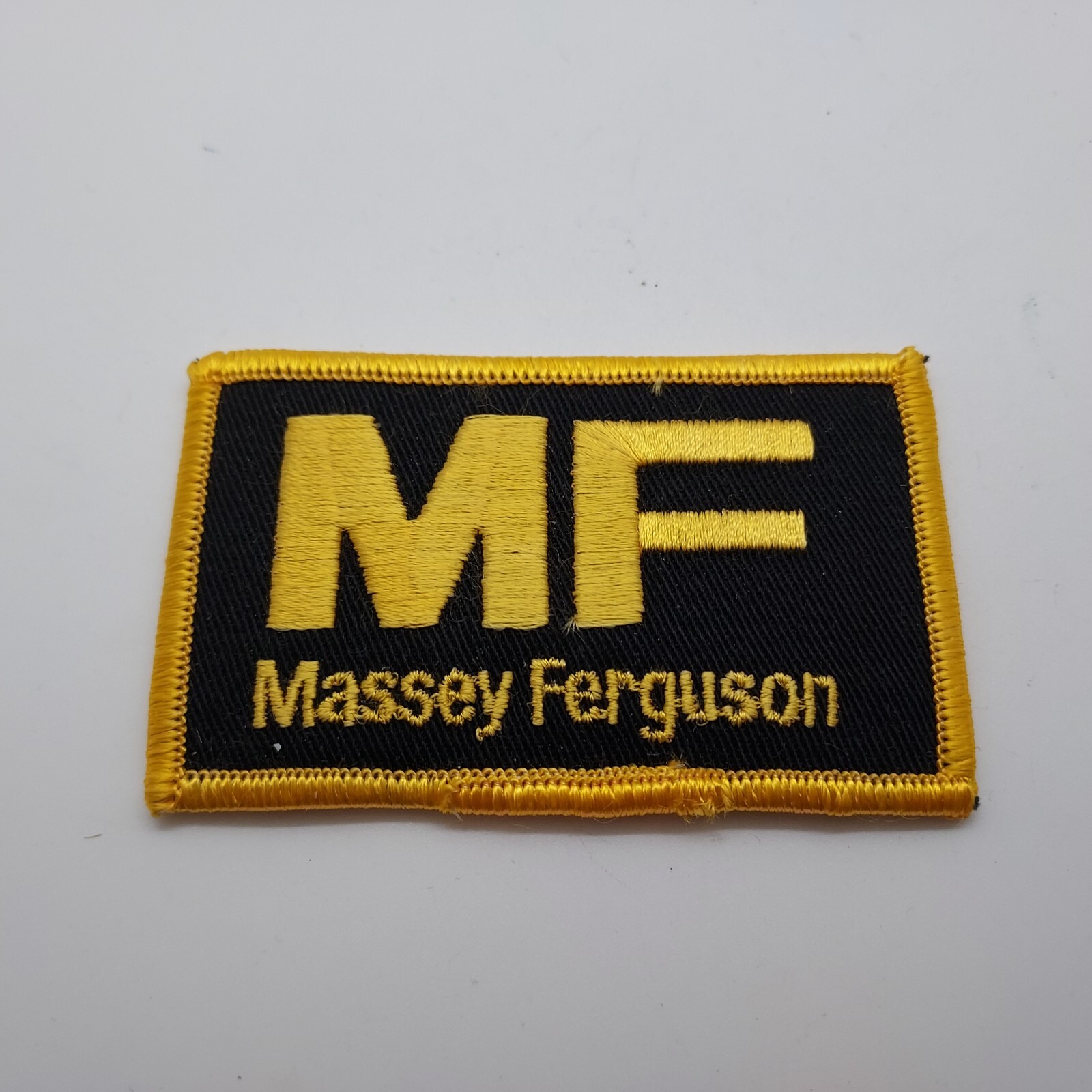 Vintage MF Massey Ferguson Tractor Farm Uniform Jacket 3.5"x2" Patch | eBay