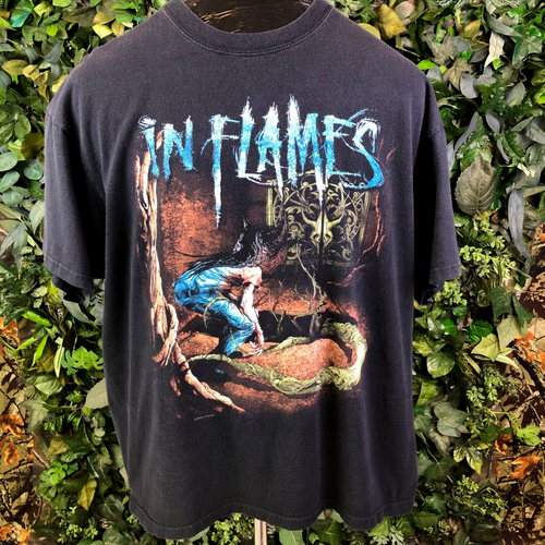 In Flames band North America tour Tee Shirt Men Women All Size Cotton ...
