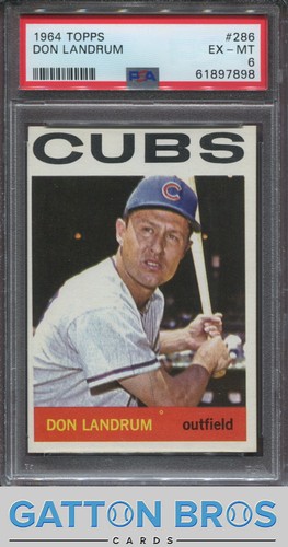 1964 Topps Don Landrum #286 PSA 6 EX-MT | eBay