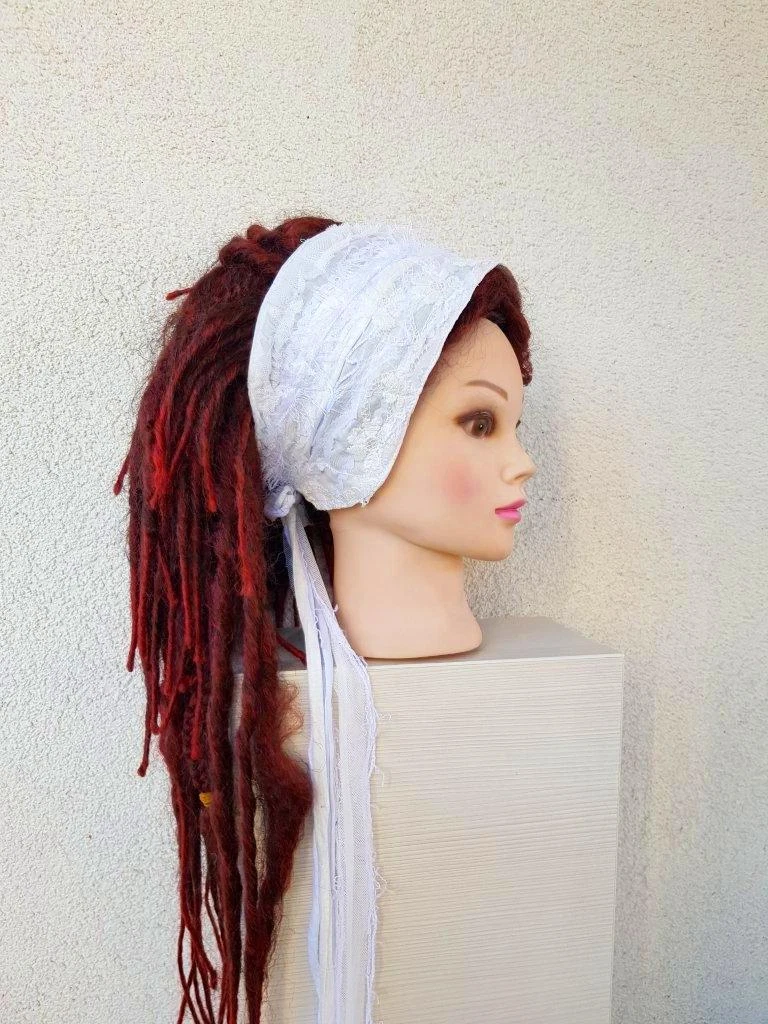 White Dreadlock Wig
