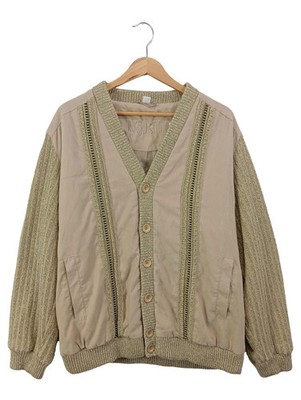 ROGER KENT Gilet Homme Beige Tricoté Vintage (UNI) | eBay