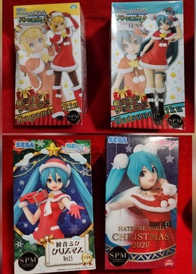 Vocaloid Hatsune Miku Christmas Rin Figure SPM Santa Outfit Collectible ...