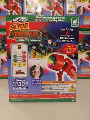 NEW STAR SHOWER SLIDE SHOW WITH REMOTE LED CHRISTMAS LASER PROJECTOR ...