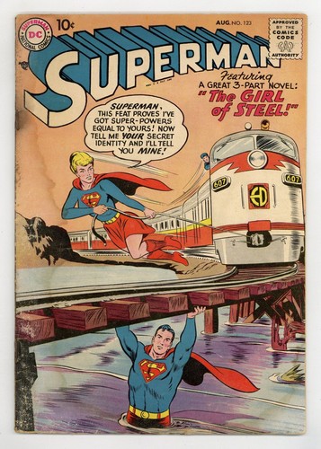 Superman #123 FR 1.0 1958 1st app. 'Super-Girl' | eBay