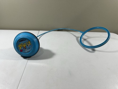 VTG 1988 Tiger Toys “Skip It” Sky Blue Jump Rope Toy Working Counter ...