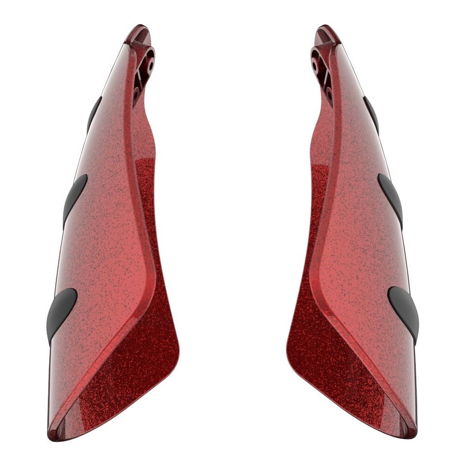 Hard Candy Hot Rod Red Flake Hand Guard Fits Harley Davidson Touring ...