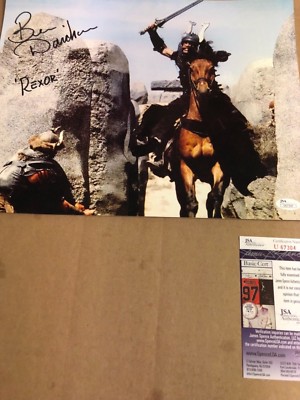 Autographed Ben Davidson 11x14 Conan the barbarian photo insc Rexor JSA ...
