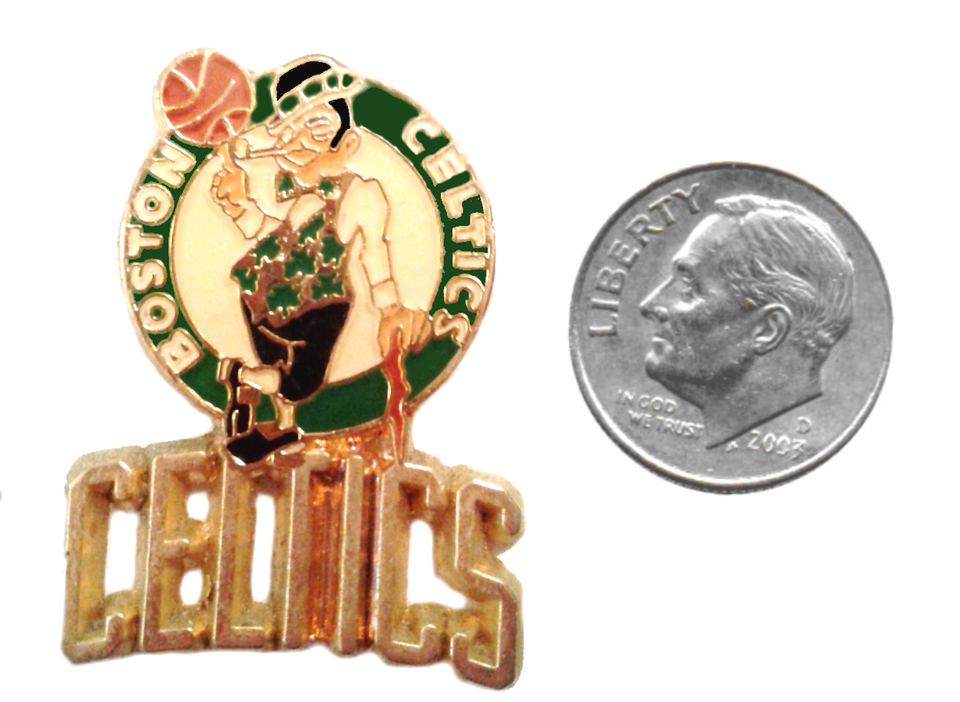 Celtics Pin Boston Celtics Pins RARE Hard to Find Logo Celtics Script ...