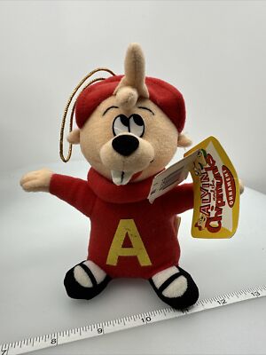 Vintage Kurt Adler Alvin Chipmunk Plush Ornament With Tags | eBay