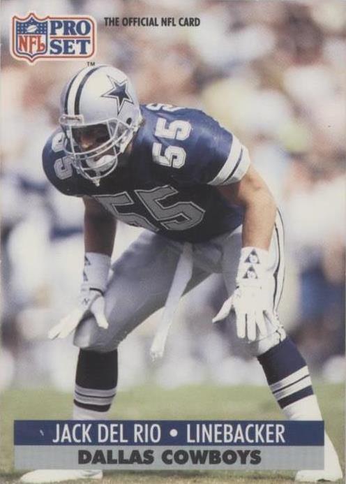 1991 Pro Set Jack Del Rio #129 for sale | eBay