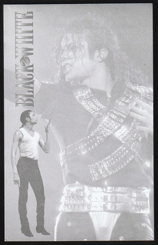 Michael Jackson Bloc Notes BLACK & WHITE Fan Club Carnet Memo Pad ...