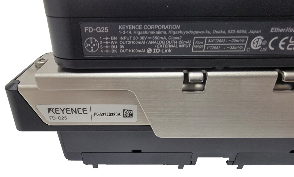 Keyence Clamp-On Gas Flow Meter DN 20A/25A FD-G25 | eBay