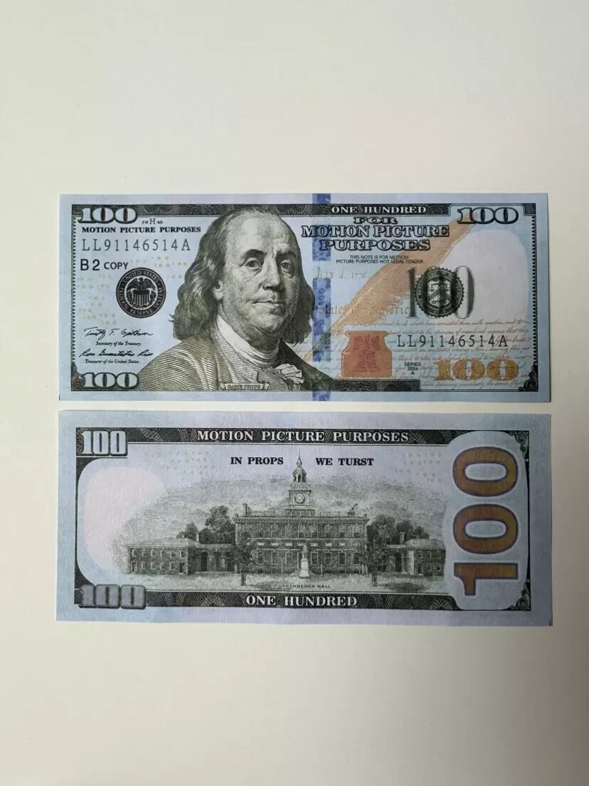 1000 pcs Movie Props money Fake bills look real for video party ...