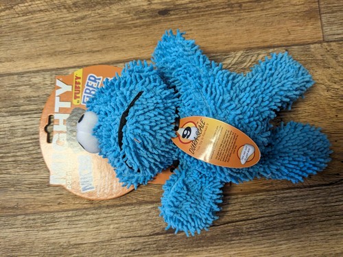Tuffy Mighty Micro Fiber Ball Monster Dog Squeaker Toy Durable Floats ...