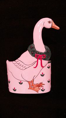 SIGMA THE TASTESETTER 1983 CHRISTMAS GOOSE PLANTER UTENSIL CHRISTMAS ...