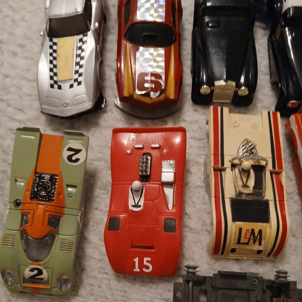 tyco, AFX And Aurora slot car body lot And Chassis's x14 pcs | eBay