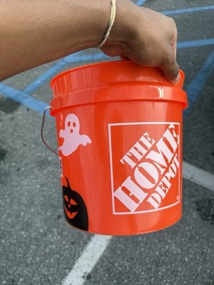 Home Depot Halloween Ghost Bucket | eBay
