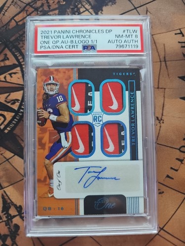 2021 PANINI CHRONICLES TREVOR LAWRENCE AUTOGRAPH 1/1 | eBay