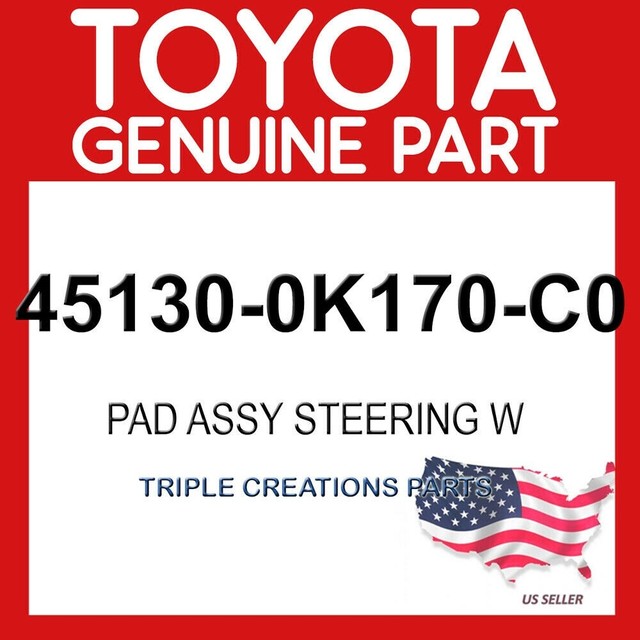 451300K170C0 Genuine Toyota Pad ASSY Steering 45130-0k170-c0 for sale ...
