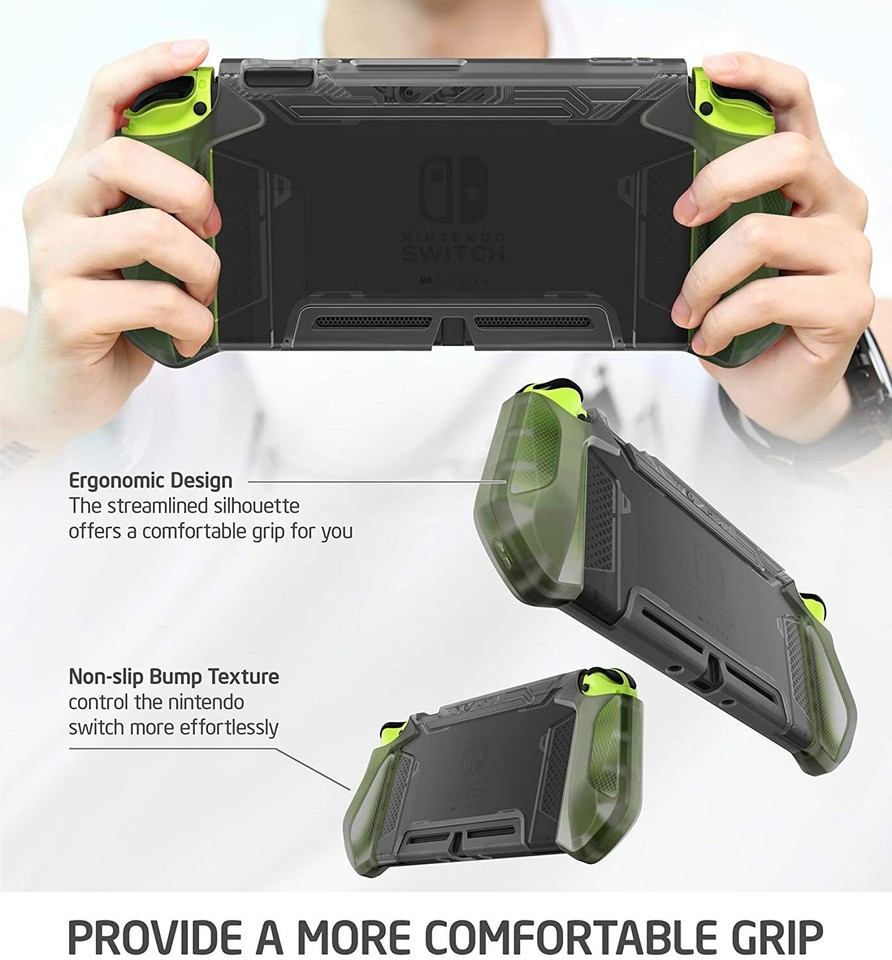 Mumba For Nintendo Switch Console Joy-Con Controller TPU Grip Case ...