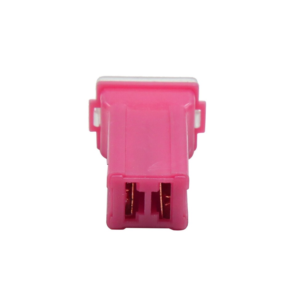 5pcs DC 32V 30A Pink Plastic Female Terminal PAL Cartridge Fuses for ...