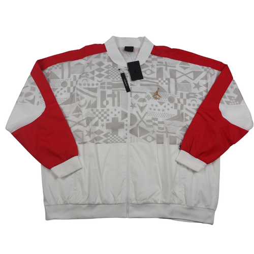 Nike Air Jordan Legacy Flight White Loose Fit Jacket Size XL New With ...