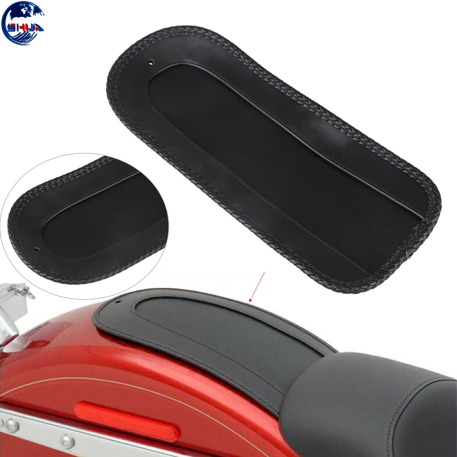 Smooth Rear Fender Bib Solo Seat For Harley FXSTC Softail Night Train ...