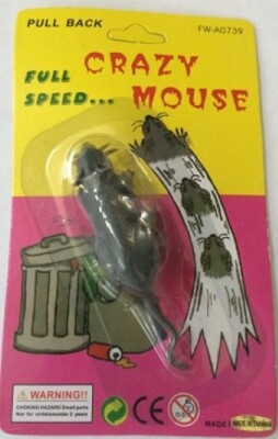 Pull Back Running Mouse - Mouse 'Runs' When Pulled Backed and Released ...