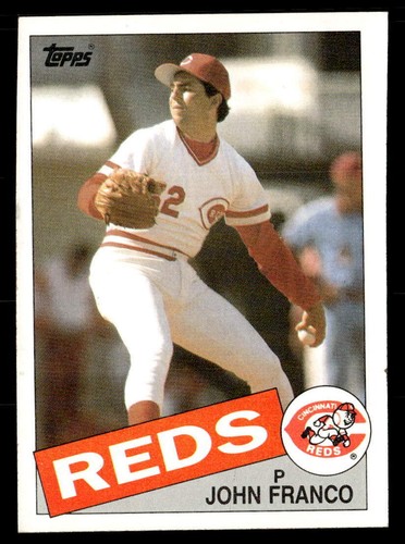 John Franco 1985 Topps Rookie Card #417 Cincinnati Reds | eBay