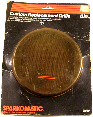 Vintage Sparkomatic Custom Replacement Speaker Grille, 6 in., Item No ...