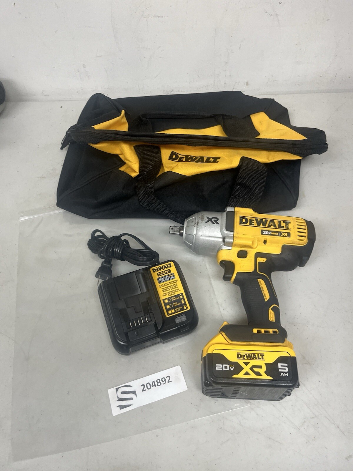 DeWalt DCF899 20V Max XR 1/2 Brushless Impact Wrench w/5ah Battery ...