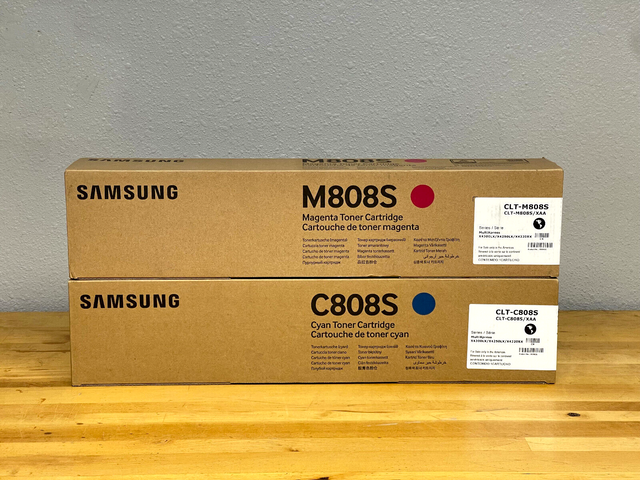 Samsung CLT-808S KYM 1-K808S 1-Y808S 1-M808S Toner Cartridges Printer ...