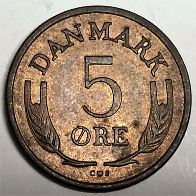 # C7996 DENMARK COIN, 5 ORE 1963 | eBay