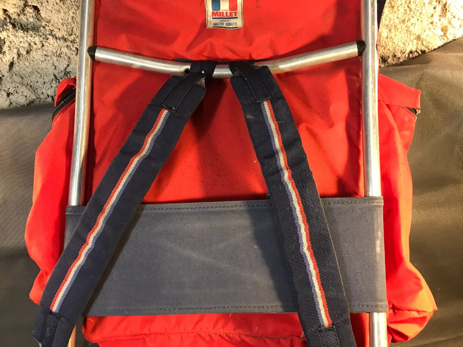 Ancien sac à dos de randonnée alpinisme MILLET Sherpa Walter Bonatti ...