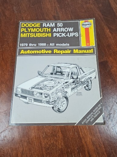 556 HAYNES DODGE RAM 50 PLYMOUTH ARROW MITSUBISHI PICK-UPS 1979-1988 | eBay