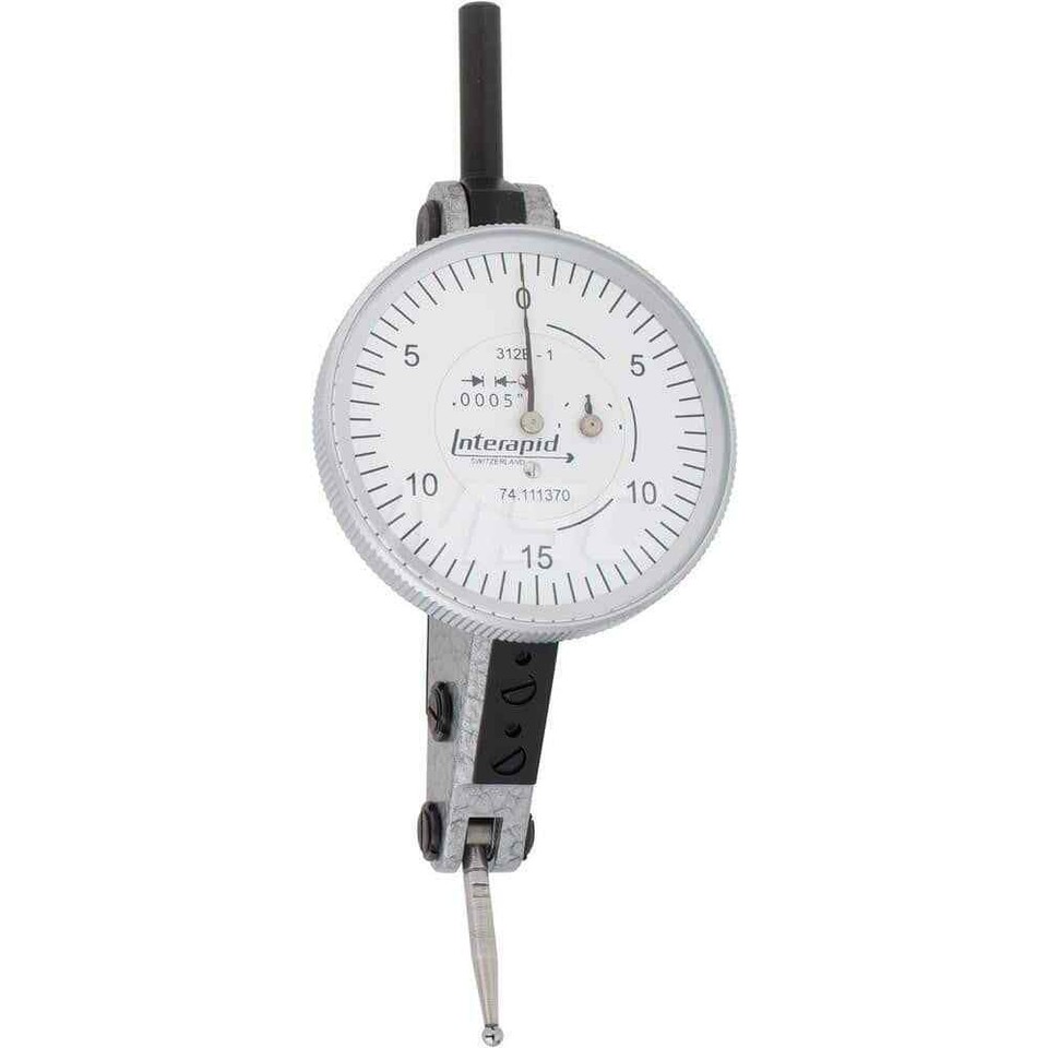 Interapid IPR99998B 312B-1 Dial Test Indicator w/ Axial Support: 0-0. ...