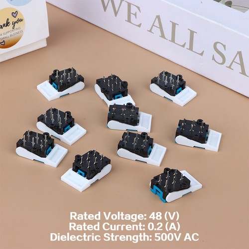 10pcs Telephone Hook Switch Intercom Doorbell Switch Retainer Reed ...