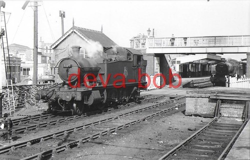 Railway Photo GWR 45xx 5507 Barmouth 1963 Cambrian Coast Line 2-6-2T ...