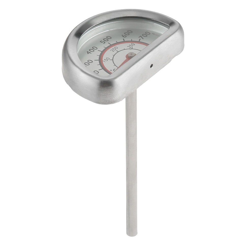 For Charbroil 100F-800F Steel BBQ Grill Lid Thermometer Gauge Heat ...