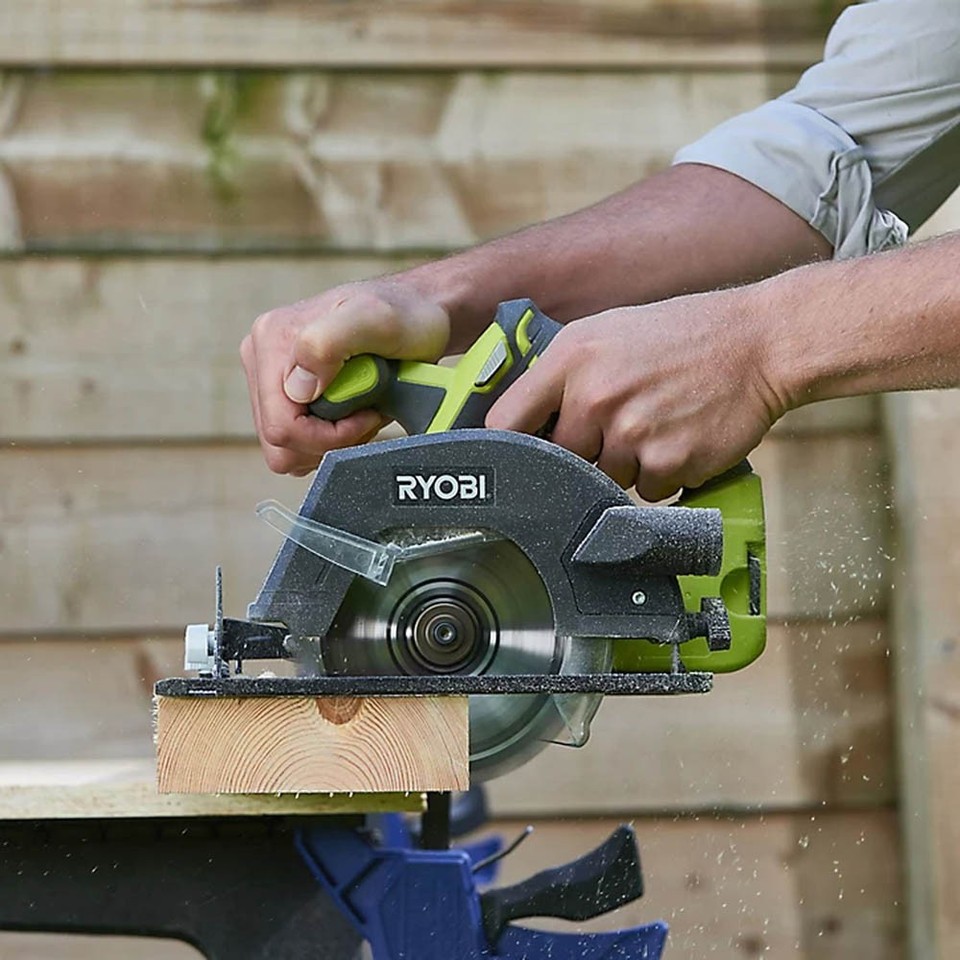 Ryobi Circular Saw Cordless R18CSP0 Trigger Switch Dust Port 150mm 18V ...