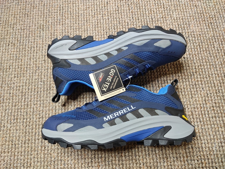 MERRELL MOAB SPEED 2 GORE-TEX LOW MENS WALKING TRAINERS SIZE UK 11 ...