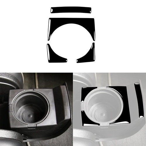 Glossy Piano Black Rear Water Cup Holder Panel Cover Trim For Hummer H3 ...