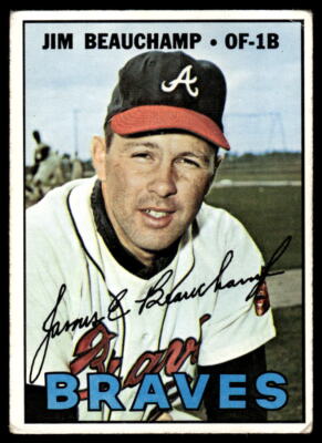 1967 Topps Jim Beauchamp #307 Atlanta Braves Baseball Card | eBay