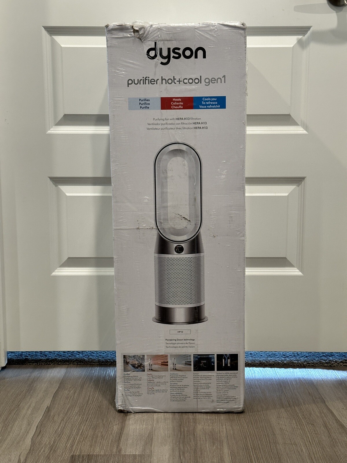 NEW Dyson 664610-01 Hot+Cool HEPA Gen1 HP10 Air Purifier Tower - White/Silver 885609031231 | eBay