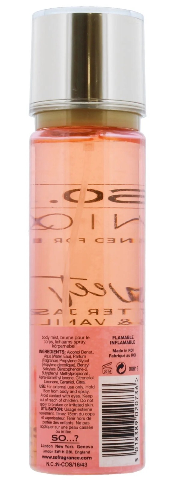 So…? Miss So…? Unique Body Mist 150ml Fragrance Spray Present Gift Set ...