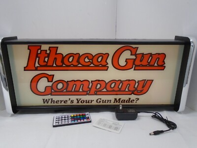 Ithaca Gun Company LED Display lighted sign lightbox Hanging Light | eBay