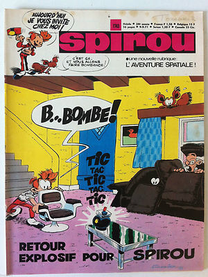 a) SPIROU n°1743; Avec le mini récit et les vignettes/ Misterkit Focke ...